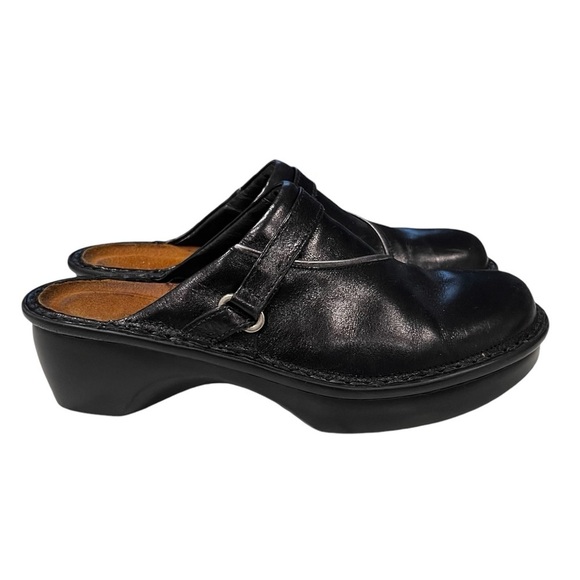 Naot | Shoes | Naot Florence Black Leather Mules Size Eu 37 Us 665 ...